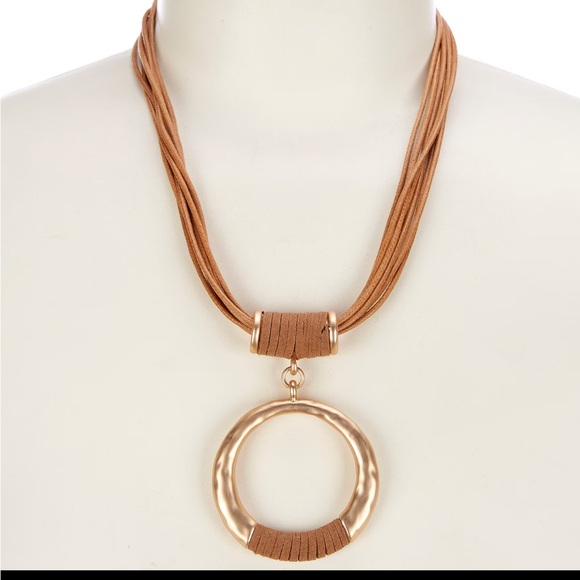 Southern Living | Jewelry | Southern Living Gold And Rawhide Suede ...